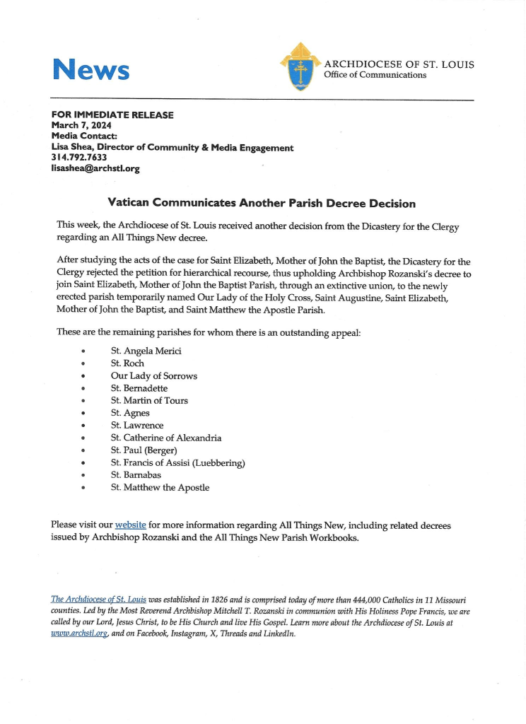 VIDEO: Why aren’t there 12 suspension decrees if the Archdiocese is ...